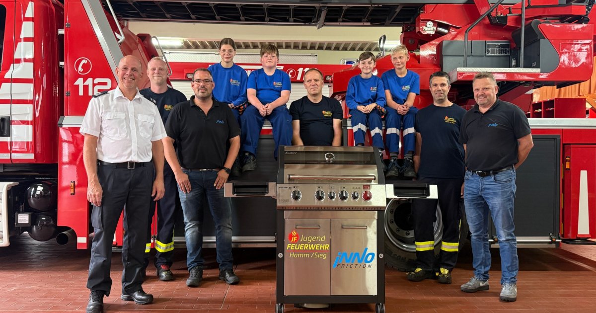 Förderung für den Feuerwehrnachwuchs: INNO FRICTION GmbH spendet ...